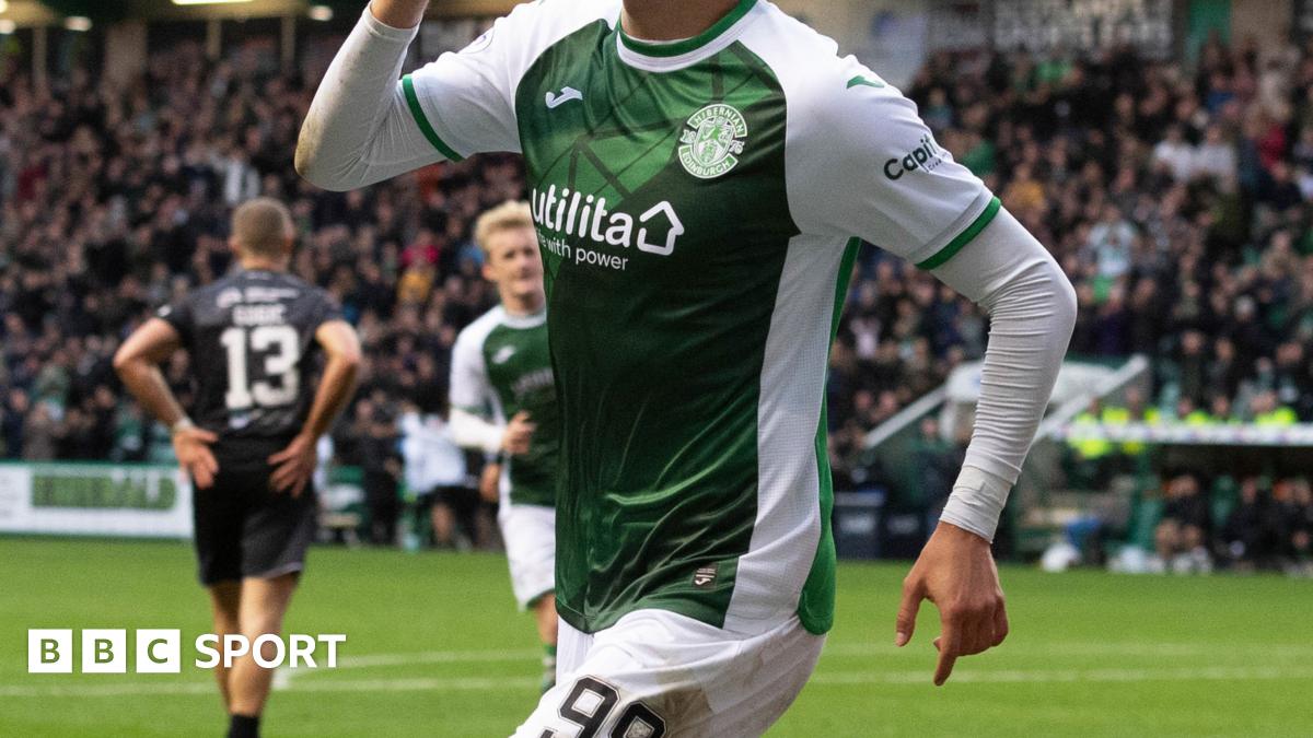 'I try to bring joy to Ukrainians' - Hibs striker Kukharevych - BBC Sport