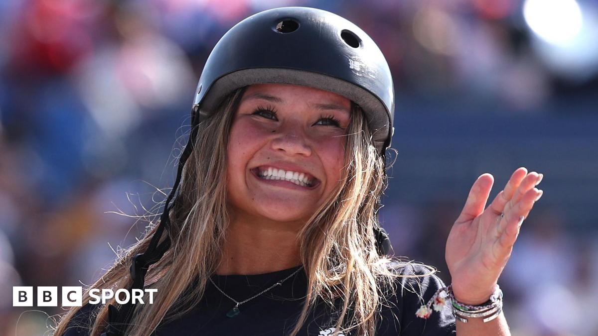 Sky Brown wins skateboarding park bronze for Team GB at Paris 2024 Olympics - BBC Sport