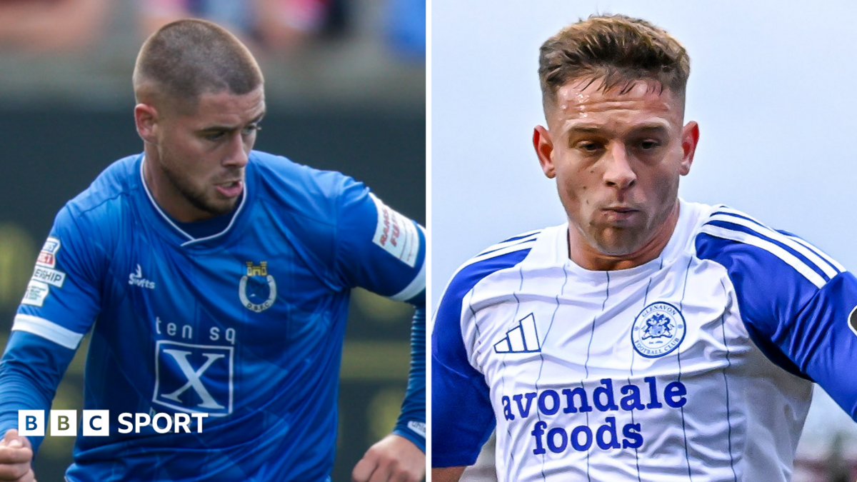 Glentoran: Ben Gallagher and Jack Malone move to the Oval - BBC Sport