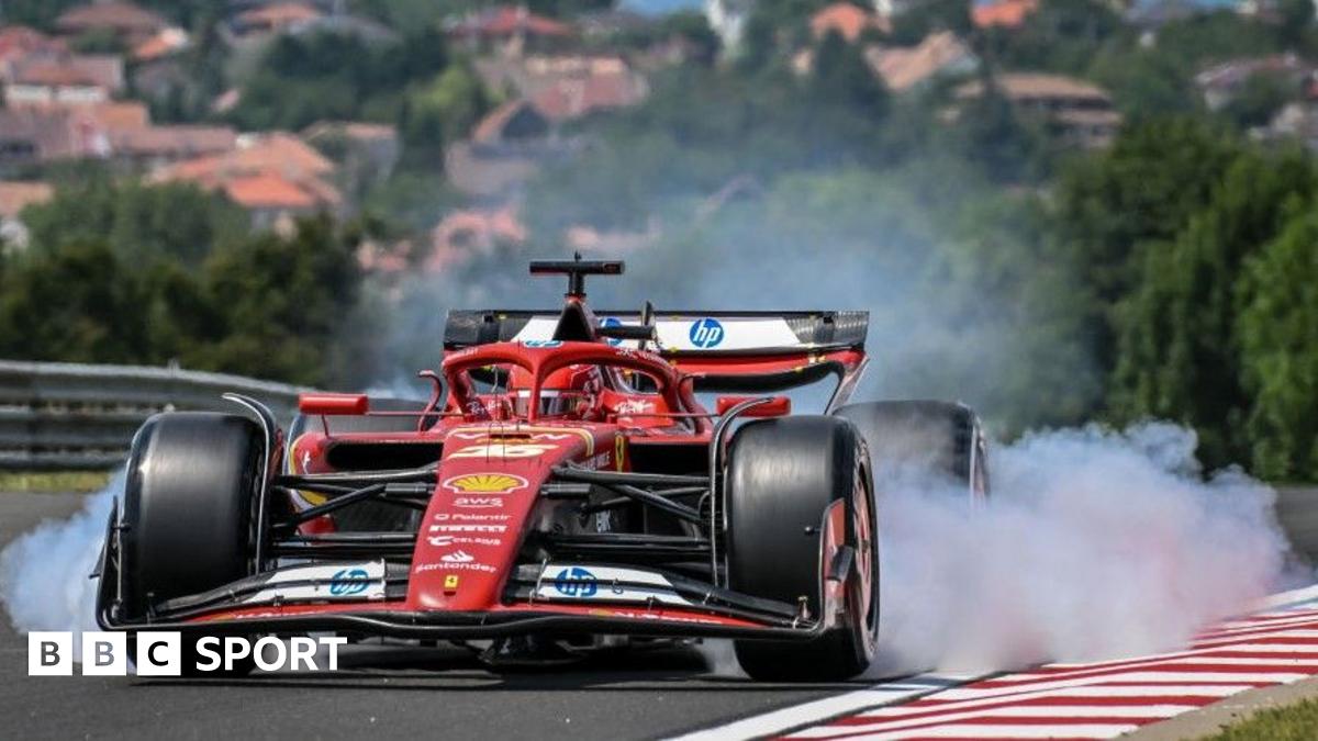Hungarian Grand prix 2024: Carlos Sainz of Ferrari tops first practice ahead of Max Verstappen ...