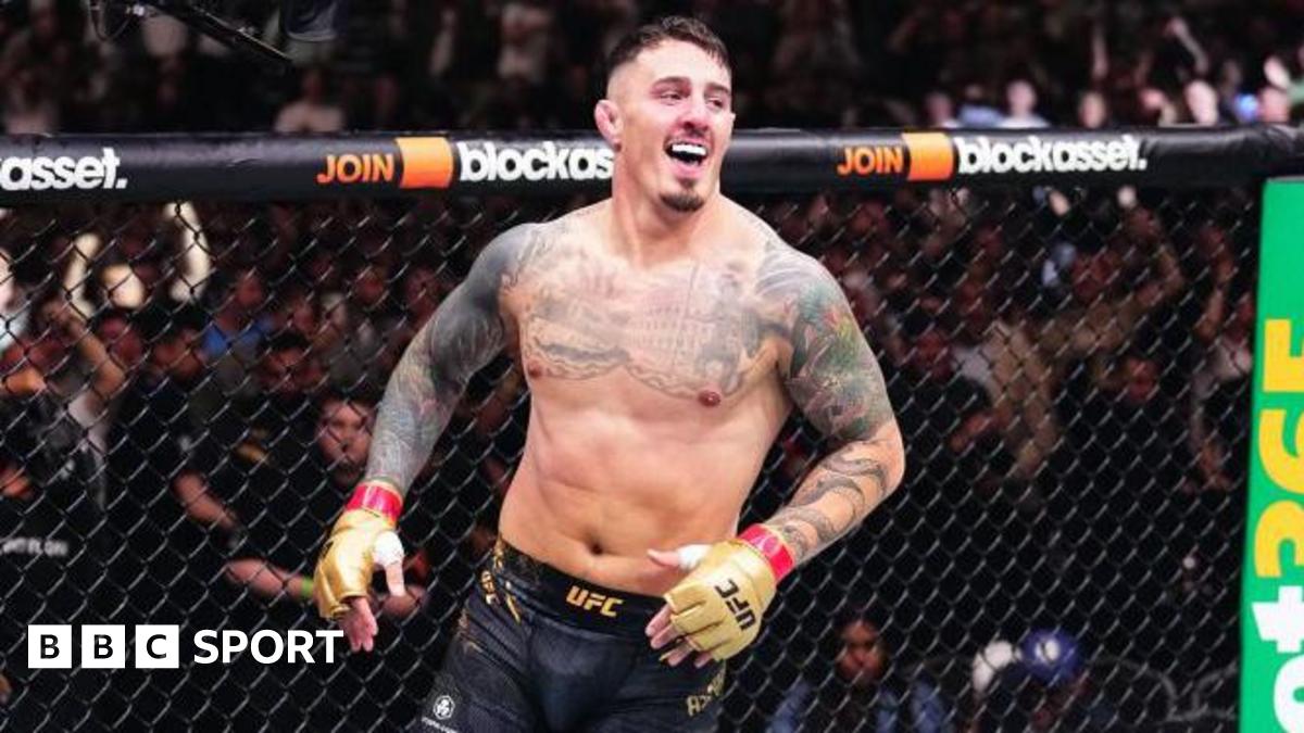 UFC 304 in Manchester: Tom Aspinall stops Curtis Blaydes to retain ...