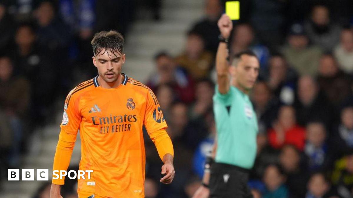 Raul Asencio: Real Madrid match halted after chants against defender - BBC Sport