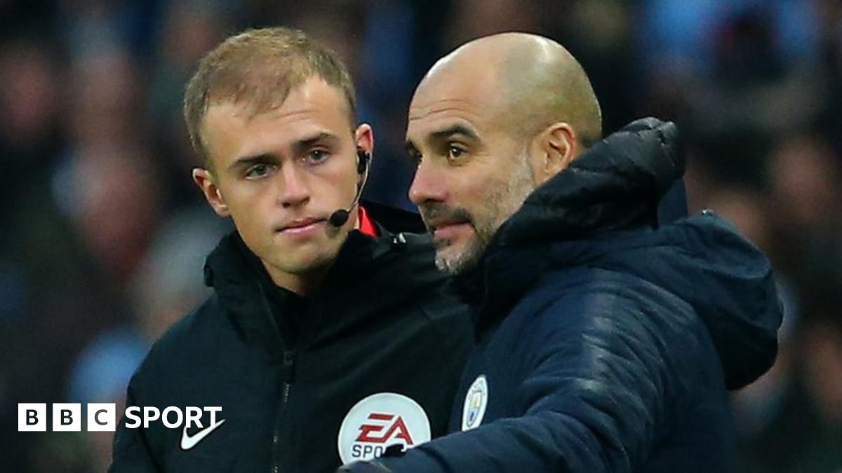 Jamie Robinson: Abuse, Fifa and Pep - why be a referee? - BBC Sport