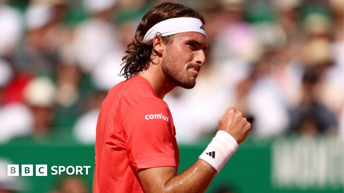 Monte Carlo Masters: Stefanos Tsitsipas beats Casper Ruud to win third title - BBC Sport