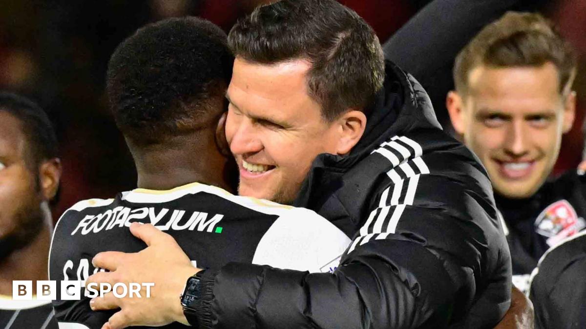 Exeter City's 'outstanding' defence hailed by boss Gary Caldwell - BBC ...