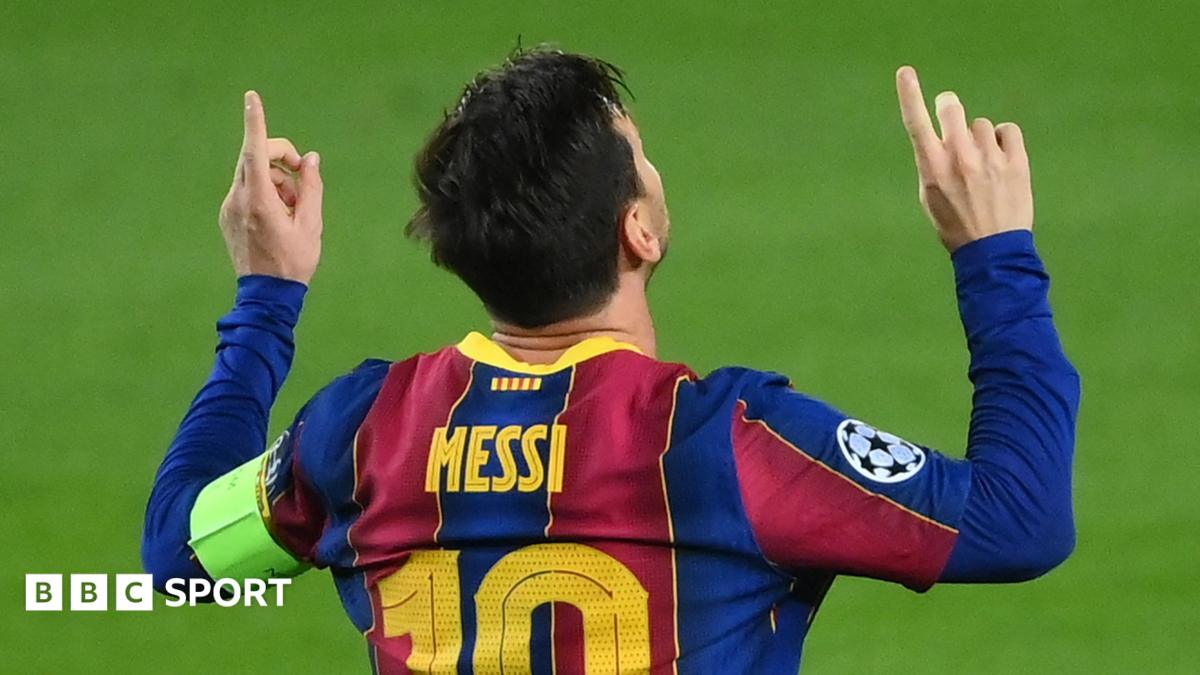 Barcelona 5-1 Ferencvaros: Lionel Messi equals another record in ...