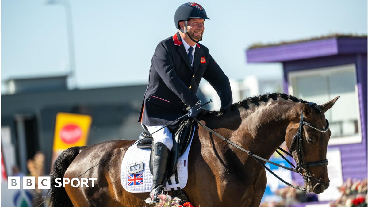 Para-dressage World Championship: Lee Pearson wins silver as GB finish ...