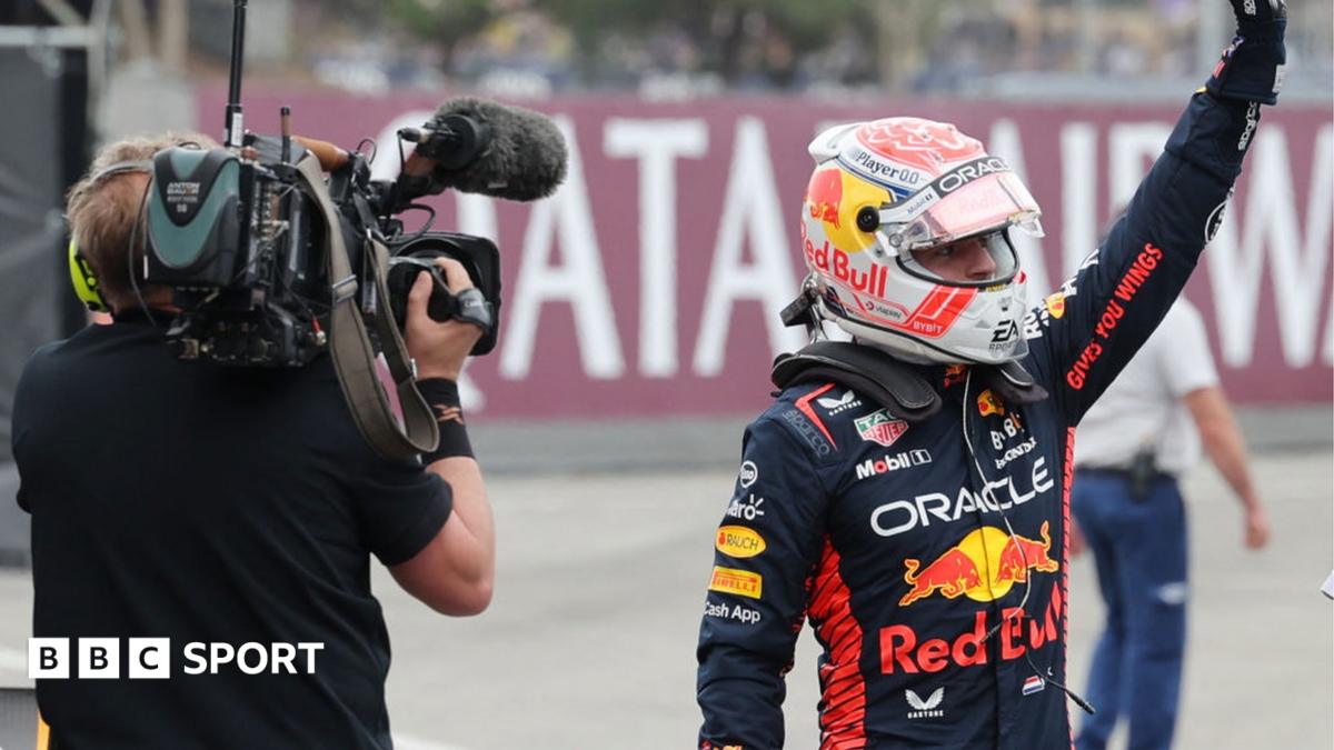 Spanish Grand Prix: Max Verstappen on pole after dramatic qualifying ...