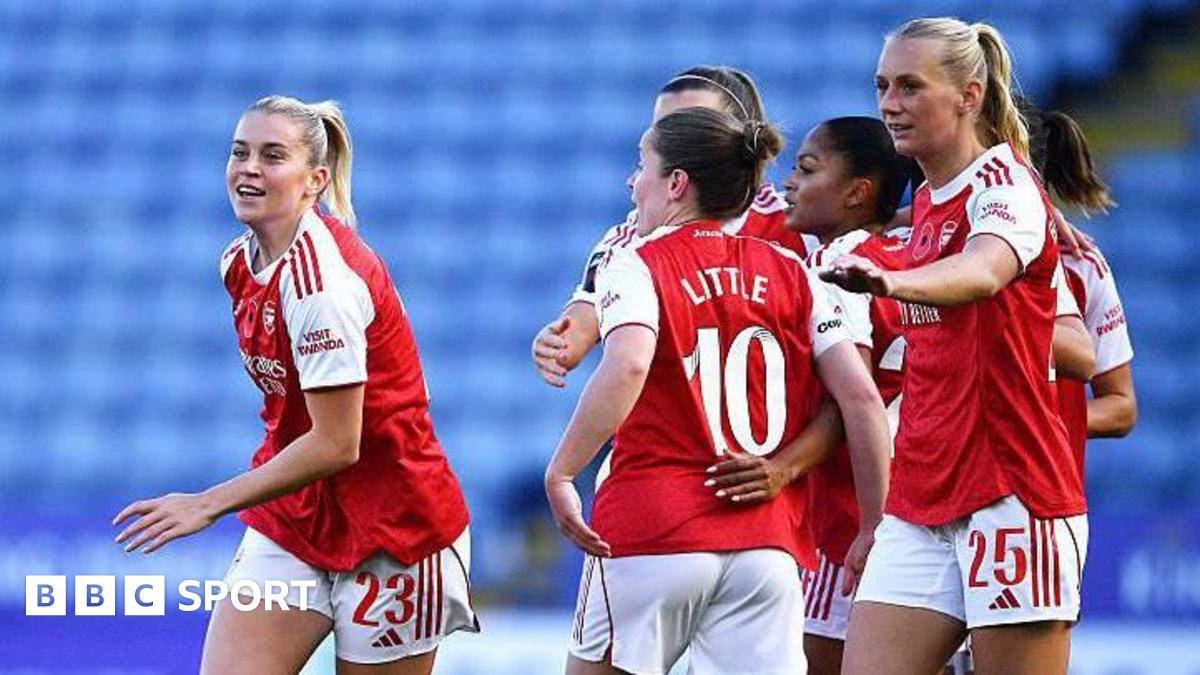 Leicester 1-4 Arsenal: Alessia Russo and Stina Blackstenius shine for ...