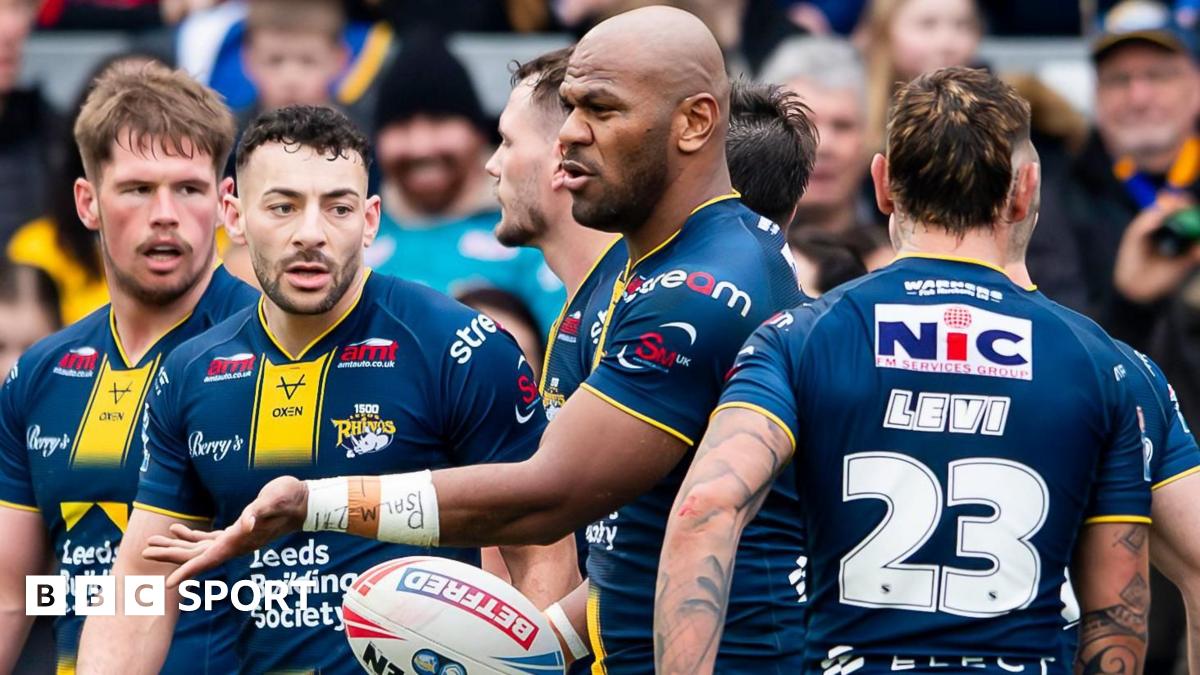 Super League: Leeds Rhinos 22-4 Castleford Tigers - Maika Sivo inspires ...