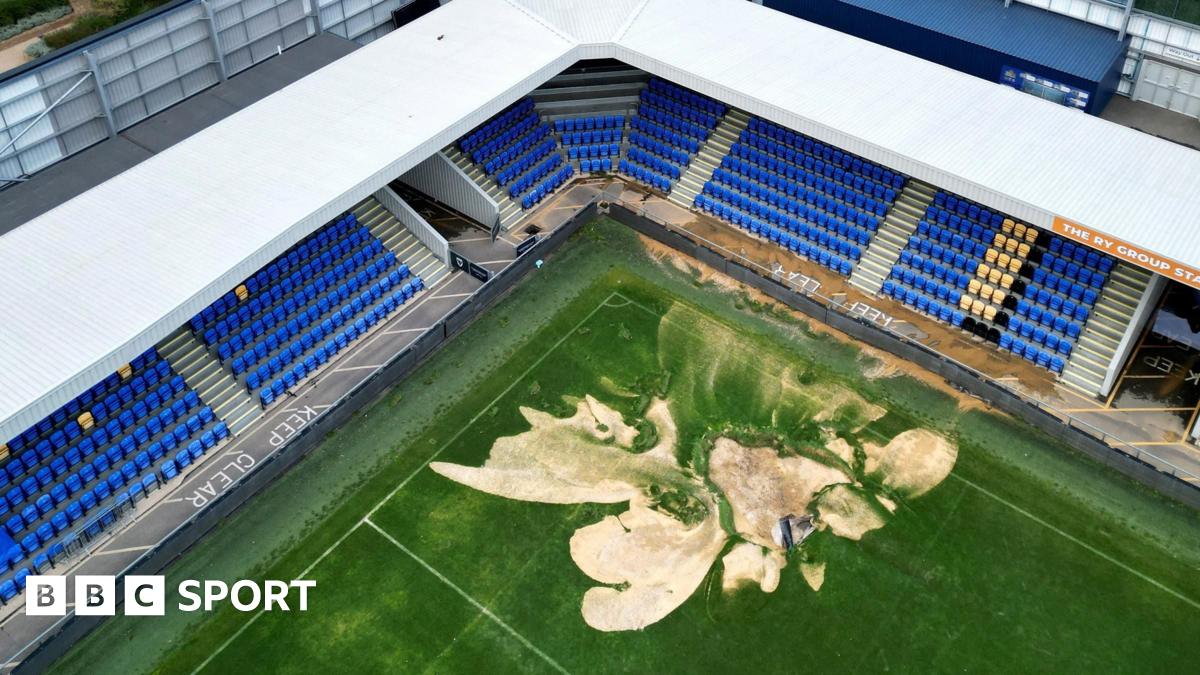 AFC Wimbledon: More than 100,000 litres of water pumped out of flooded ...