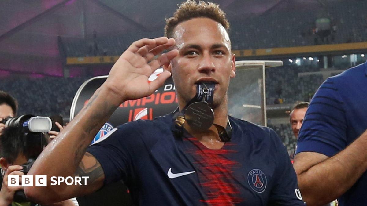 Neymar a substitute as PSG beat Monaco in French Super Cup - BBC Sport