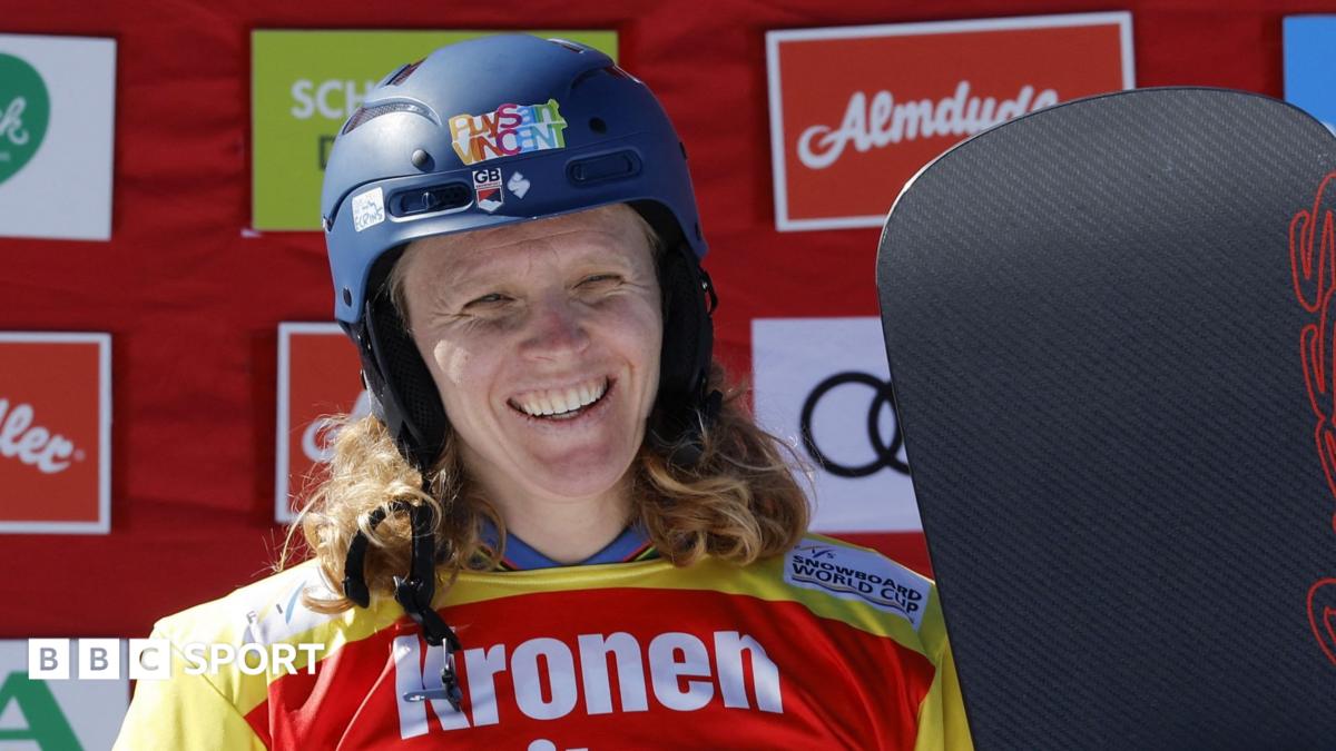 Charlotte Bankes: Briton wins overall Snowboard Cross World Cup title ...