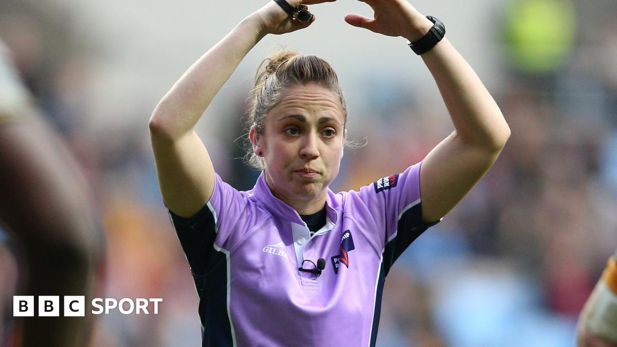 Sara Cox becomes first woman to referee a top-tier English match in ...