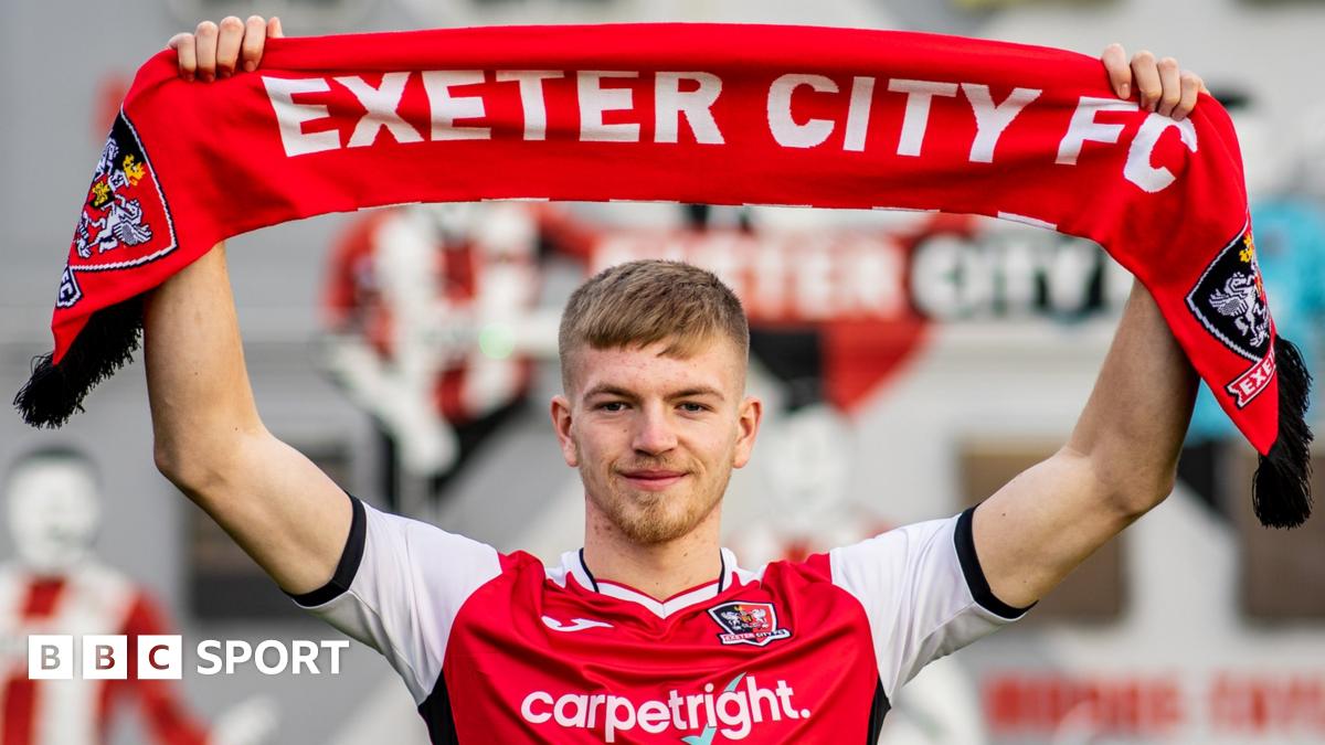 Kieran Phillips: Exeter City sign Huddersfield Town forward on loan ...