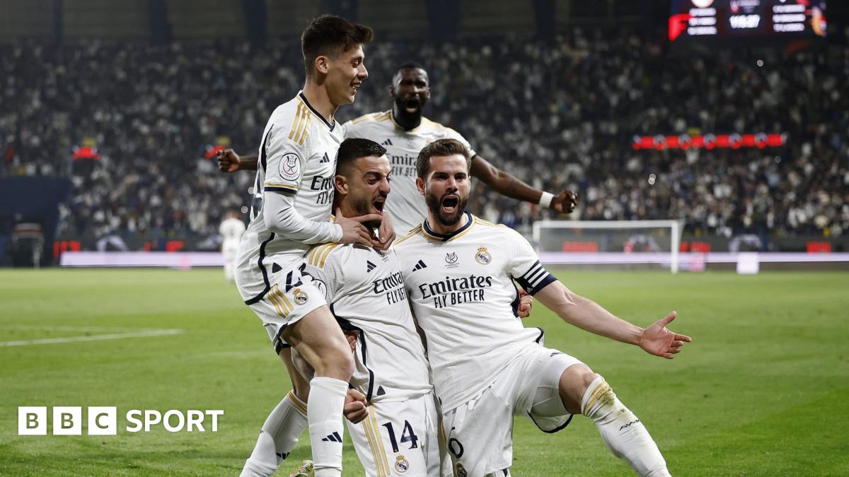 Real Madrid 5-3 Atletico Madrid: Real win Spanish Super Cup semi-final thriller - BBC Sport