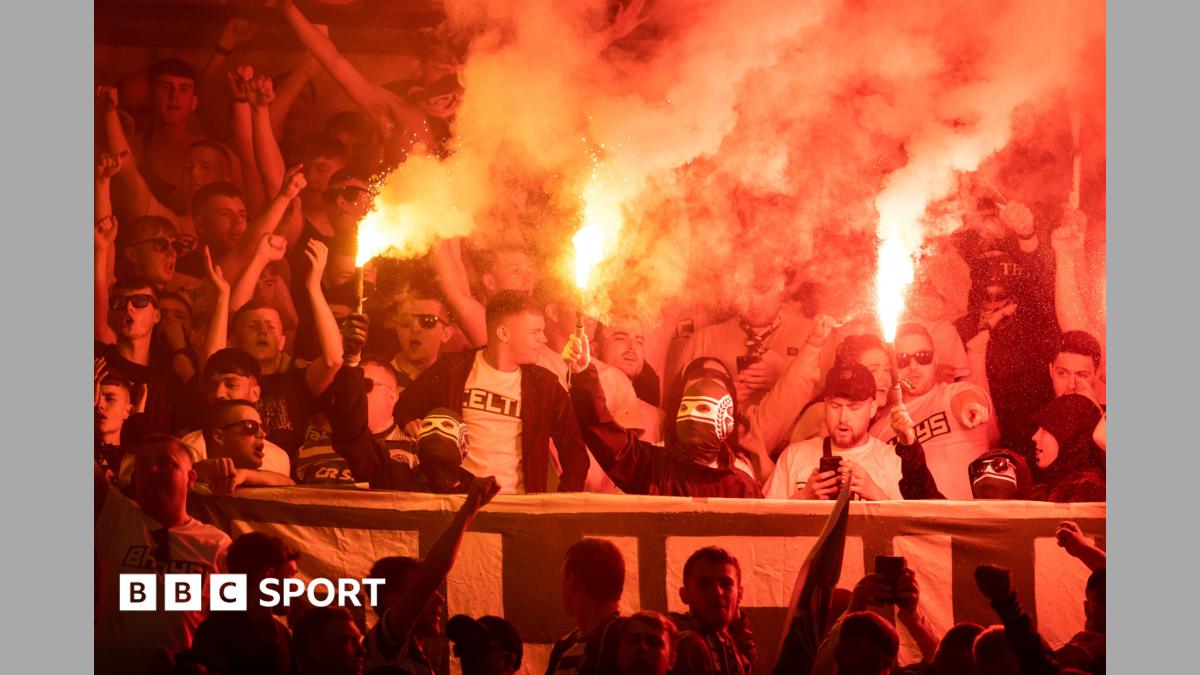Celtic issue fan pyro plea after another Uefa fine - BBC Sport