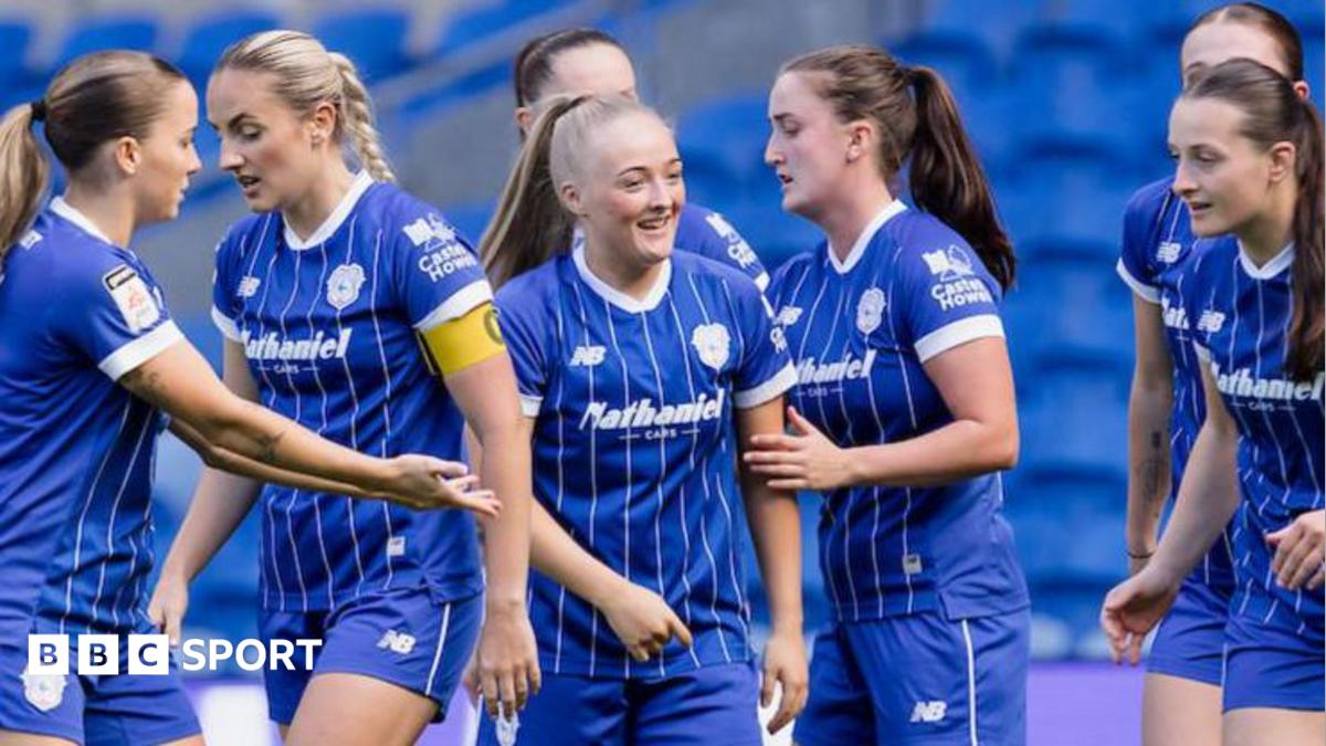 Adran Premier: Champions Cardiff City thump rivals Swansea City - BBC Sport