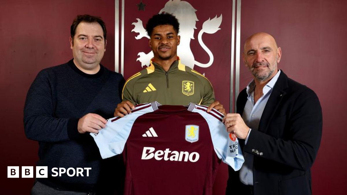 Marcus Rashford: Aston Villa striker 'admires' Unai Emery - BBC Sport