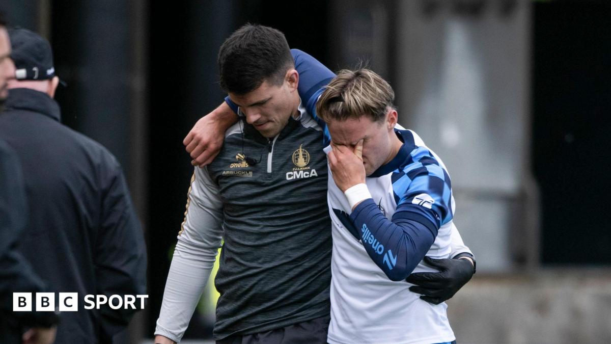 Falkirk's Ethan Ross out with 'quite a serious' injury - BBC Sport