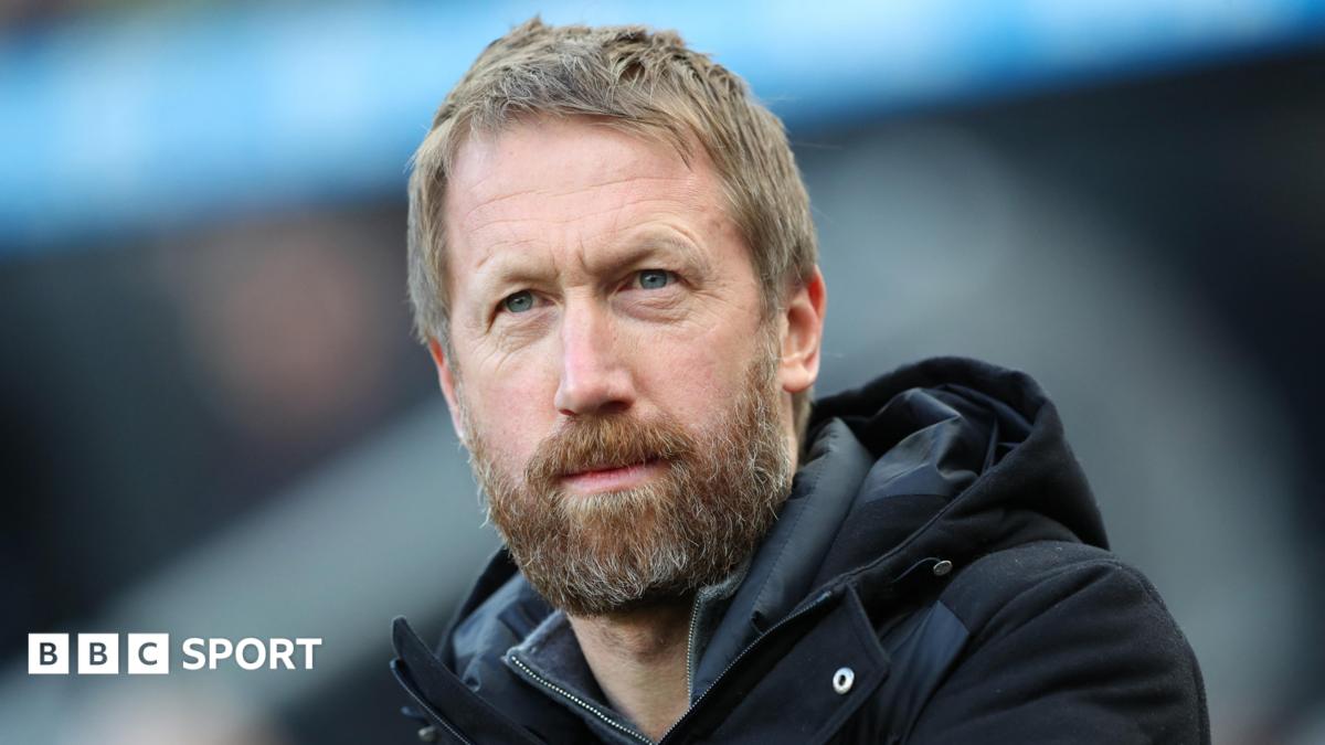 Potter leaves Brighton training ground without taking session - BBC Sport