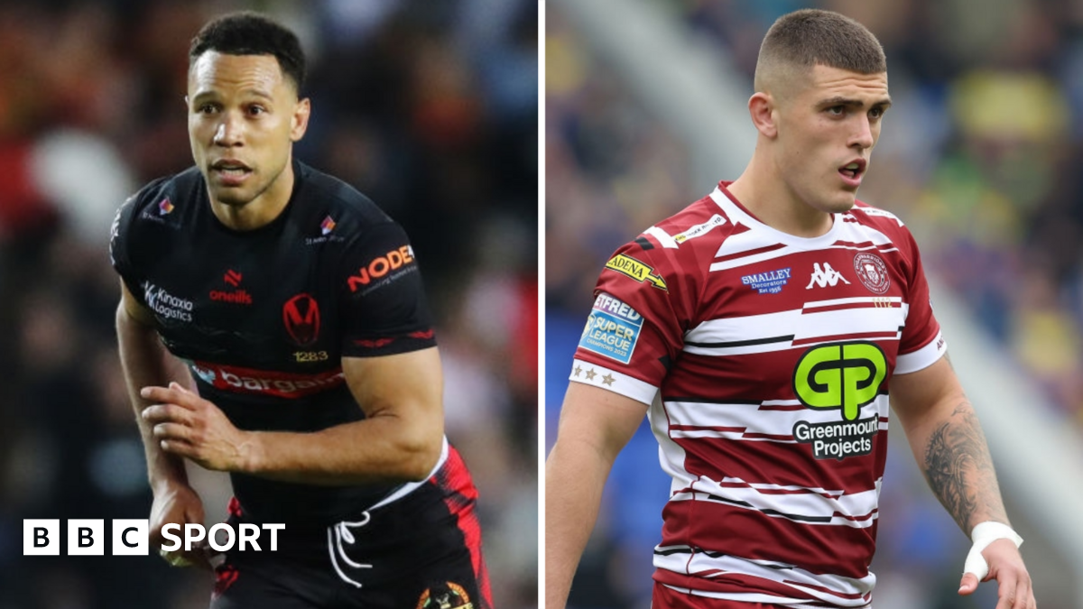 Wigan's Brad O'Neill and St Helens' Moses Mbye to miss derby after bans ...