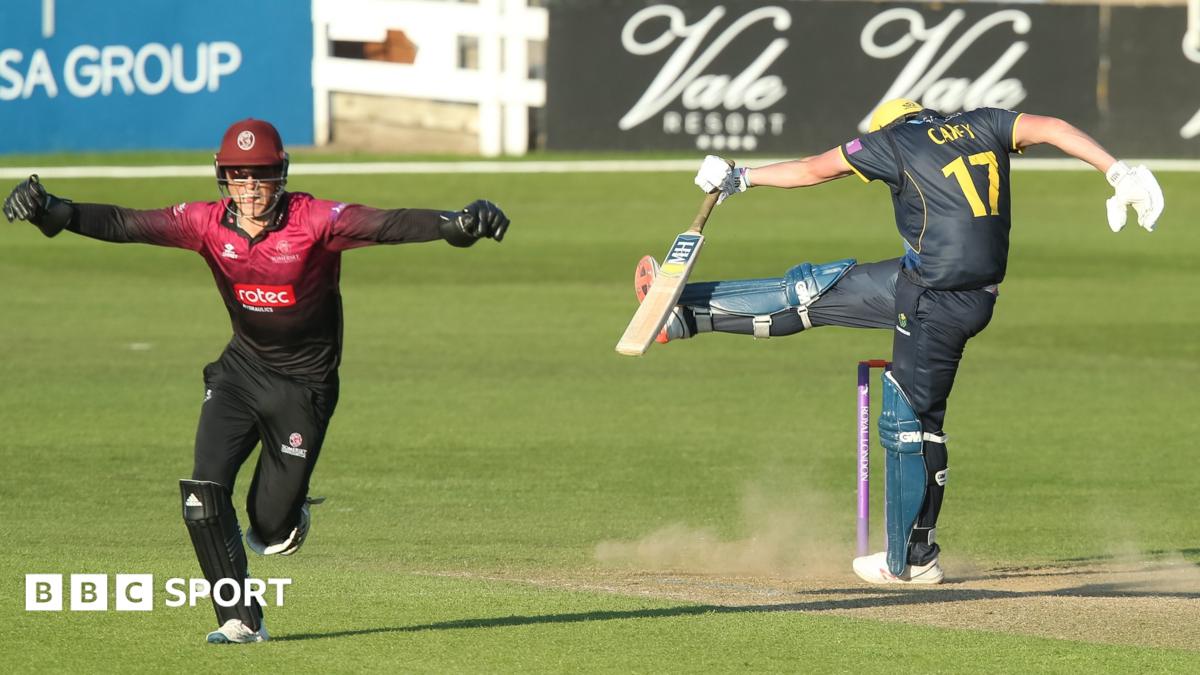 One-Day Cup: Somerset snatch thrilling win over Glamorgan - BBC Sport