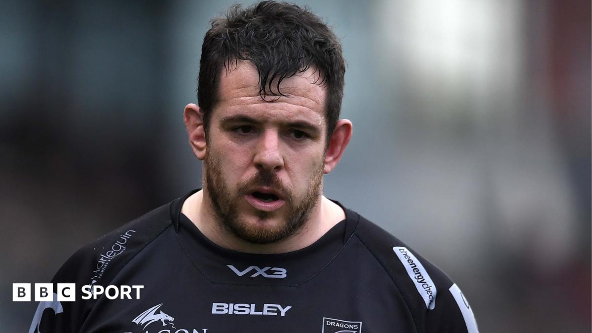 Aaron Jarvis: Dragons' former Wales prop announces retirement - BBC Sport
