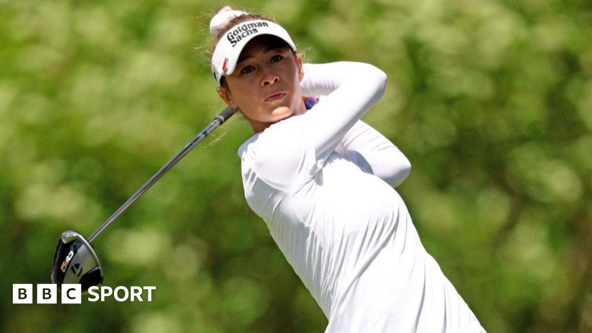 Nelly Korda's hopes of record-breaking sixth straight LPGA title fade away at Founders Cup - BBC ...