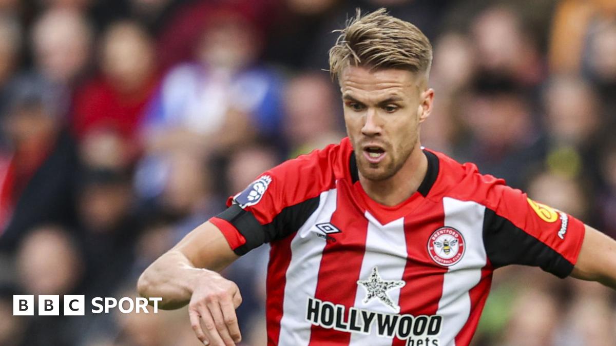 Kristoffer Ajer: Brentford defender signs new deal until 2028 - BBC Sport