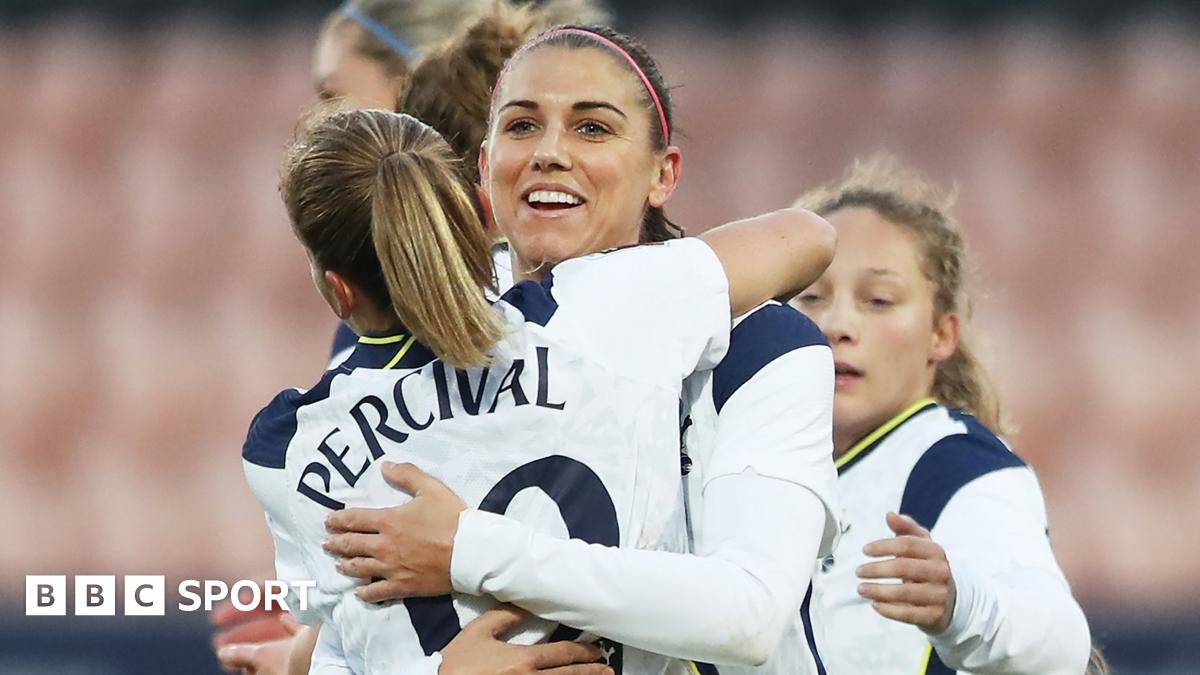 Tottenham Hotspur 3-1 Brighton & Hove Albion: Alex Morgan scores first ...