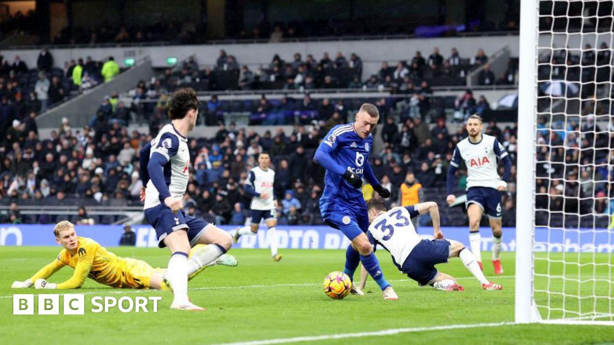 Tottenham 1-2 Leicester: Vardy goals against Spurs stat - BBC Sport
