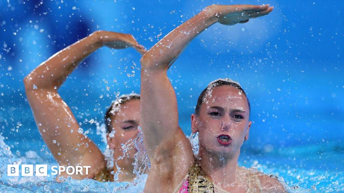 Olympic artistic swimming: Kate Shortman and Isabelle Thorpe fourth ...
