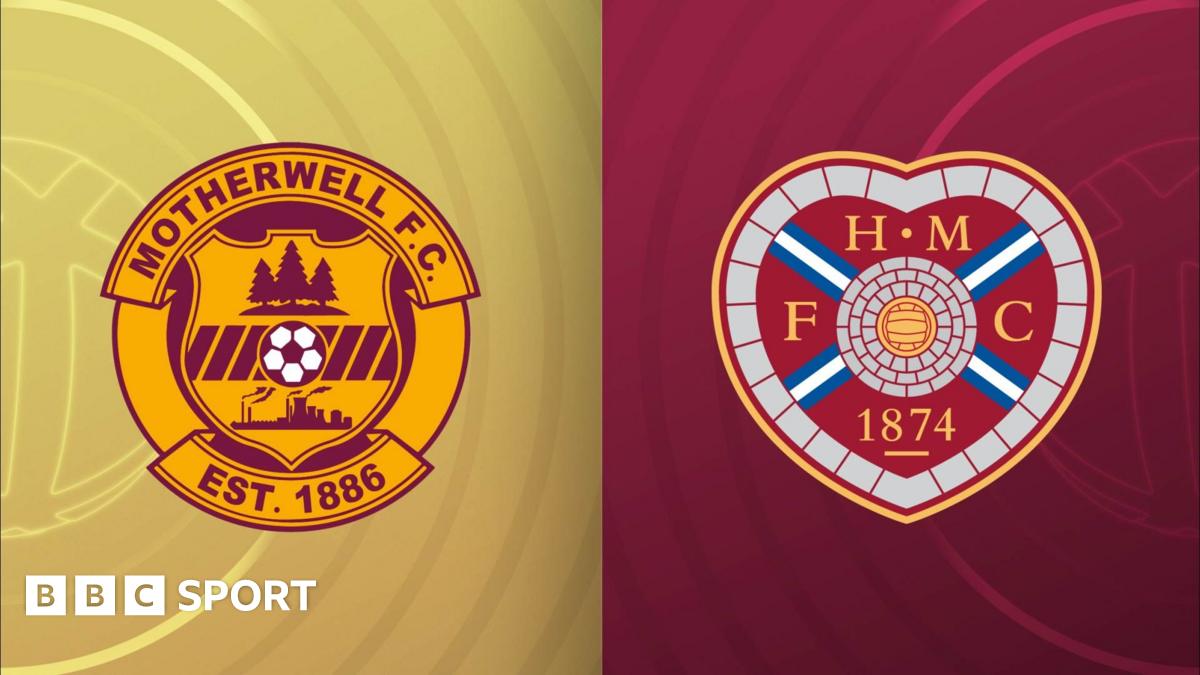 Hearts fire six past top half strugglers Motherwell - BBC Sport