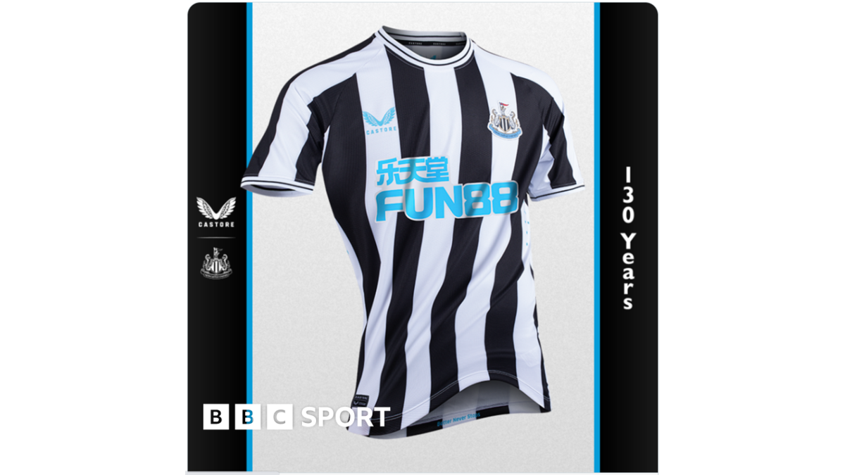Newcastle's iconic black and white stripes - BBC Sport