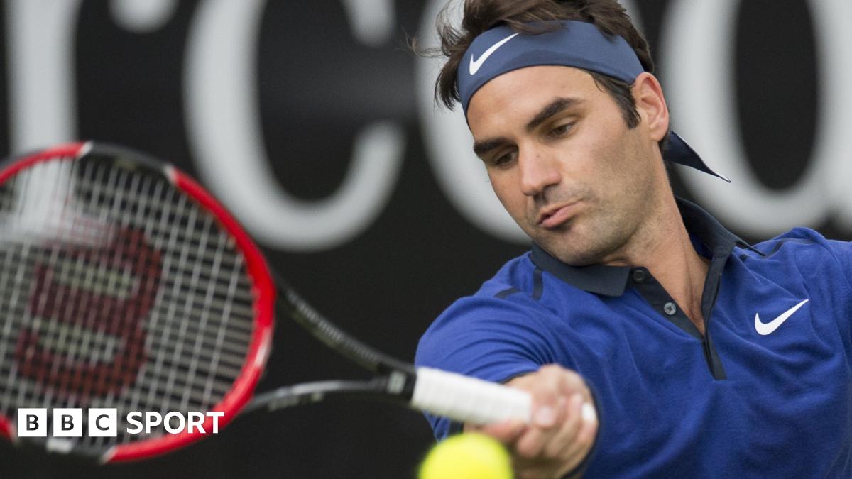 Roger Federer wins on return from injury in Stuttgart - BBC Sport