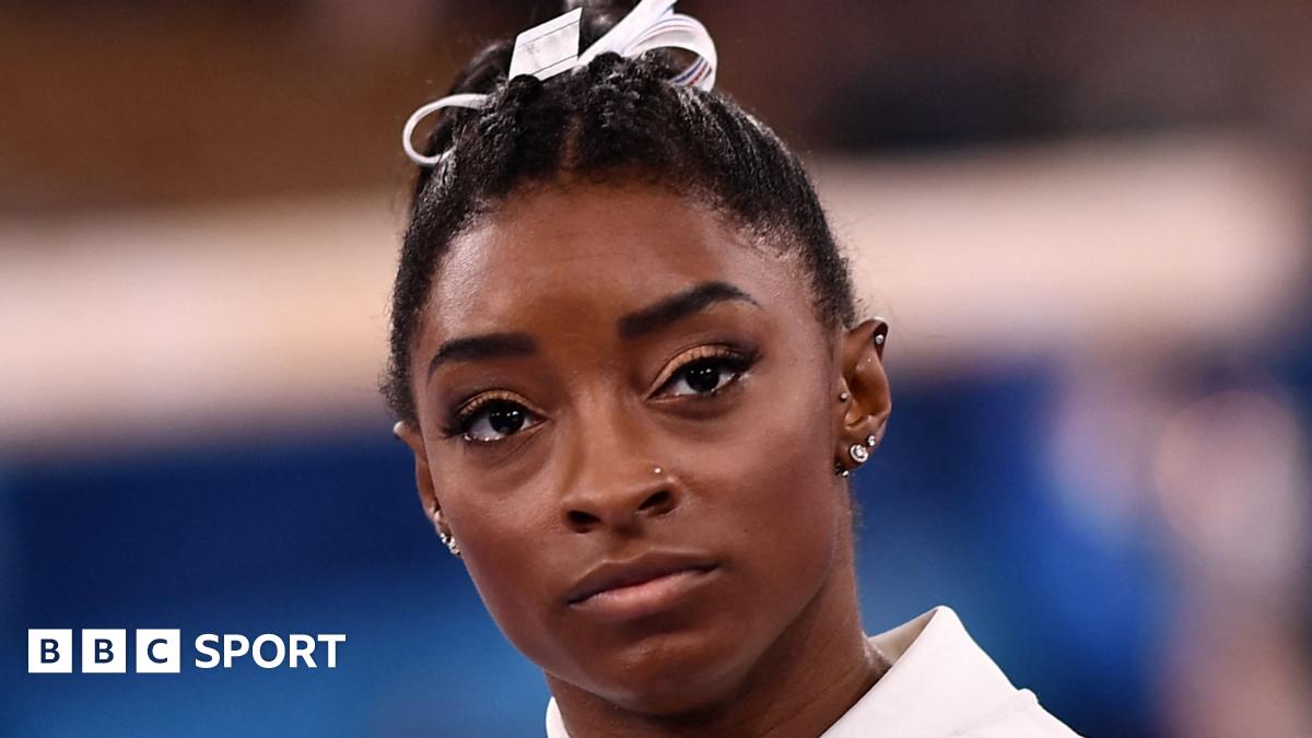 Tokyo Olympics: Simone Biles out of individual all-around final - BBC Sport