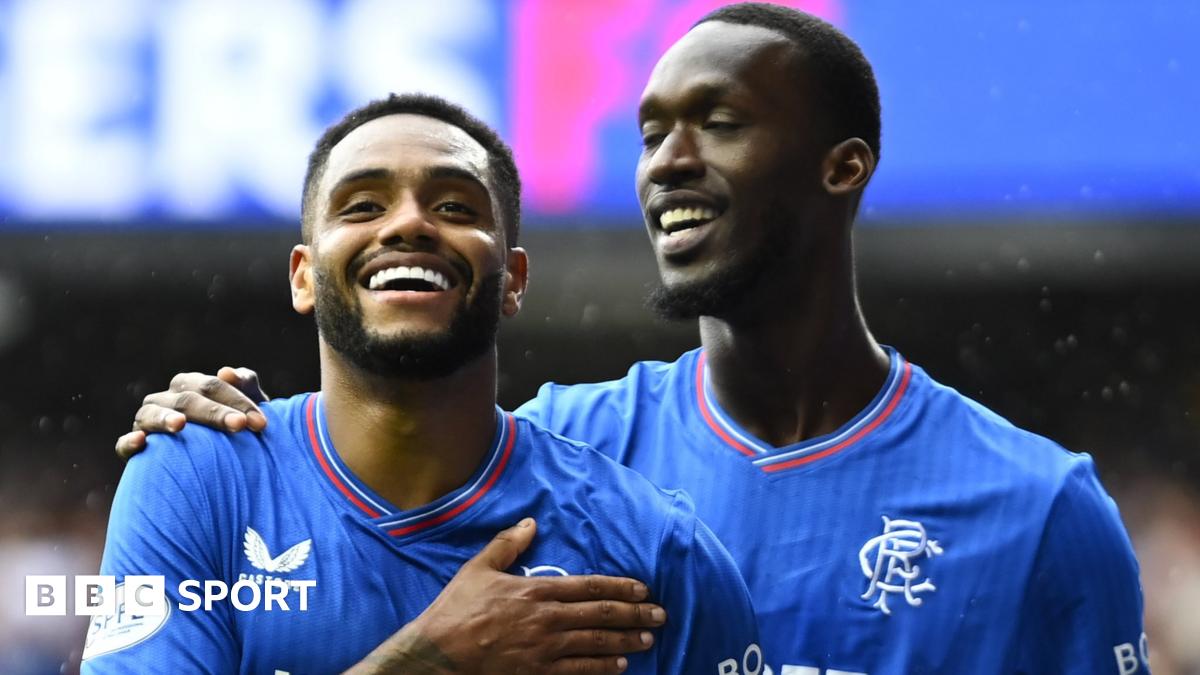 Late burst gives Rangers big win over Livingston - BBC Sport