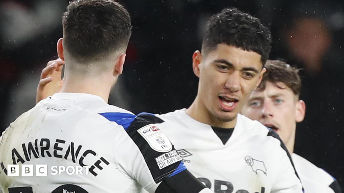 Derby County 1-0 Blackpool: Luke Plange scores winner on first senior ...