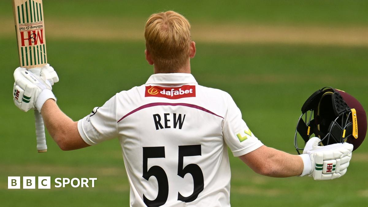 County Championship, day two as it happened - Rising star Rew hits 200 ...