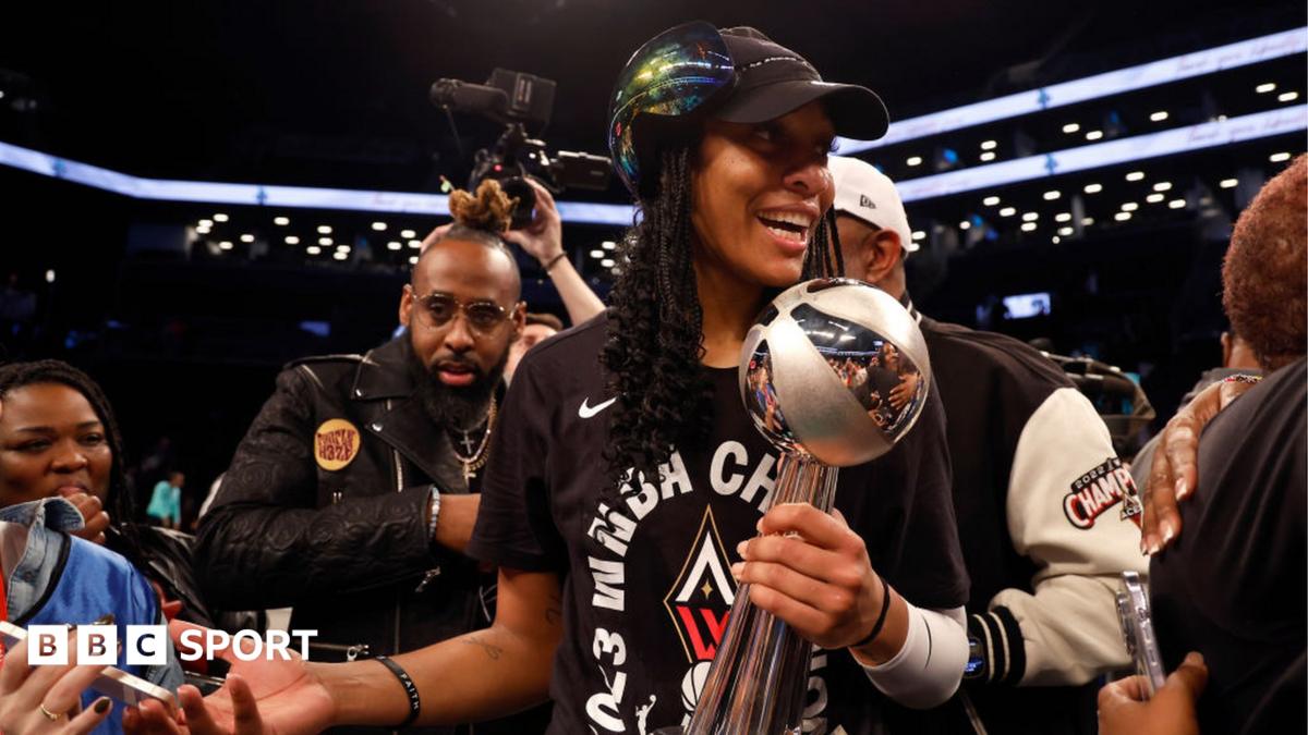 WNBA Finals: Las Vegas Aces beat New York Liberty to retain crown - BBC ...