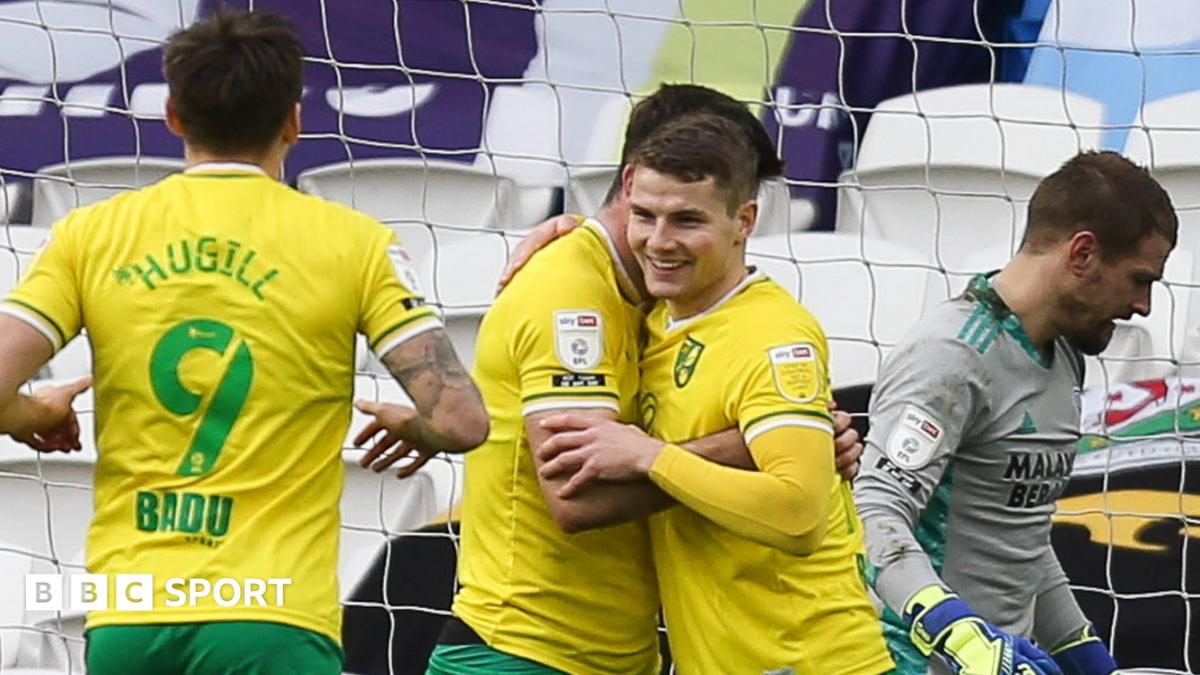 Cardiff City 1-2 Norwich City: Hanley and Cantwell strike for ...