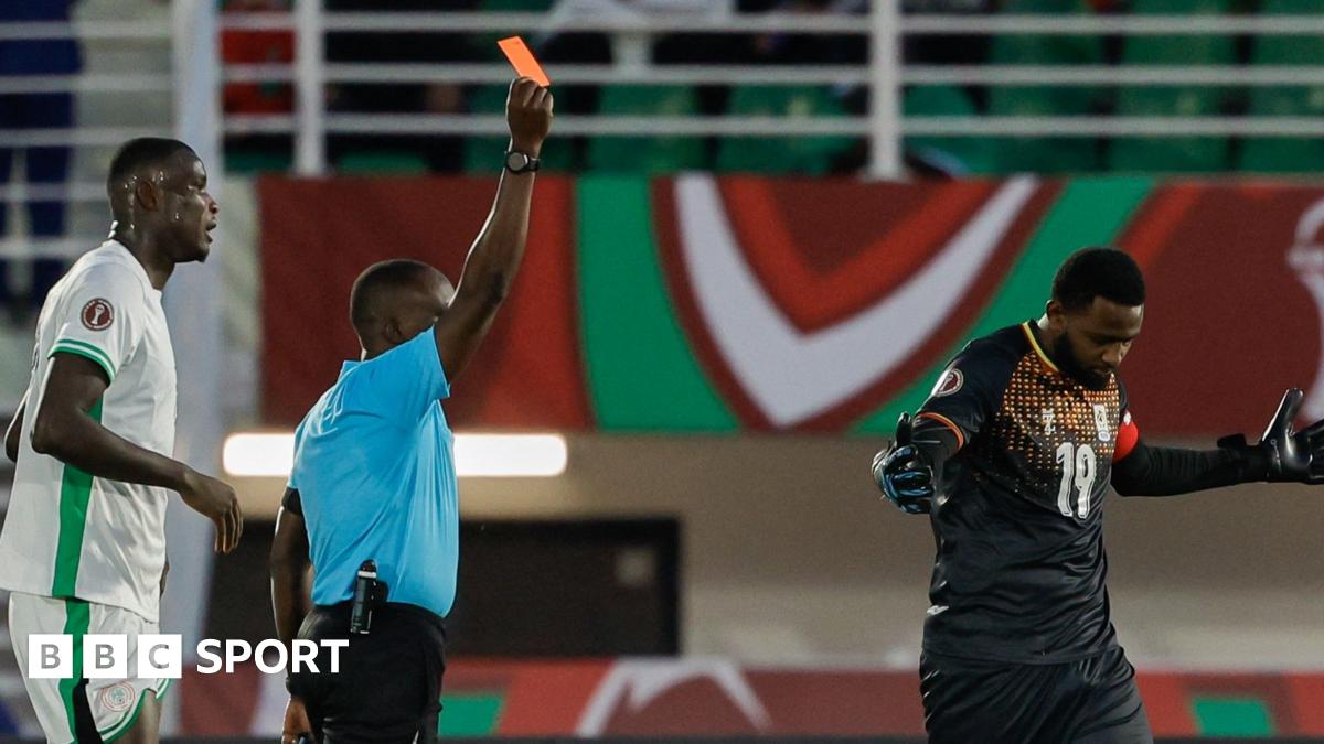 Afcon 2025: Nigeria win 3-1 to sweep Group C as 10-man Uganda use three ...