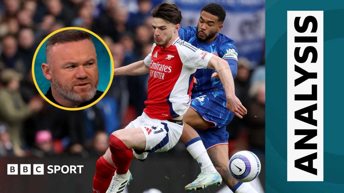 Arsenal 1-0 Chelsea: Wayne Rooney analyses Reece James man-marking ...