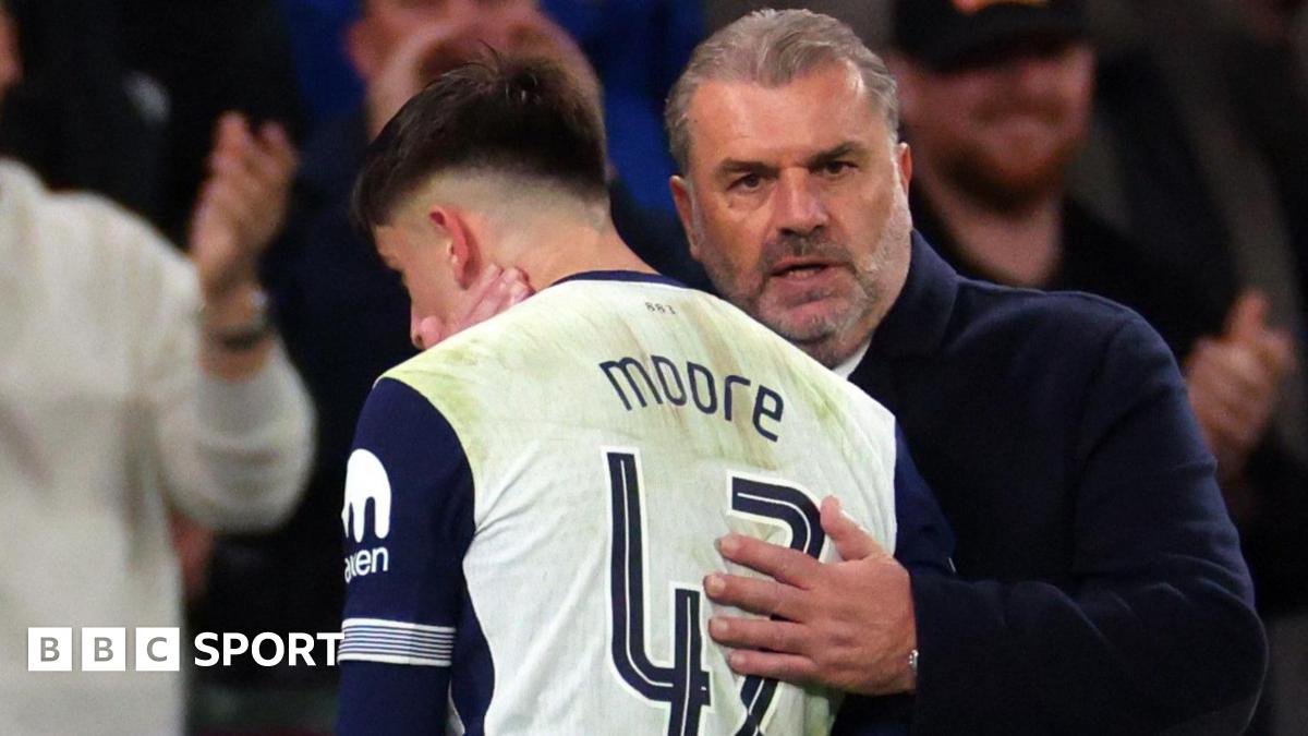 Mikey Moore: Tottenham teenager 'ready to start any game' - Ange ...