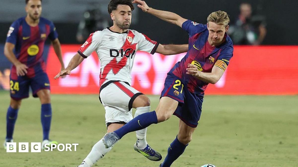 Rayo Vallecano 1-1 Barcelona: Hosts fight back to draw with champions ...