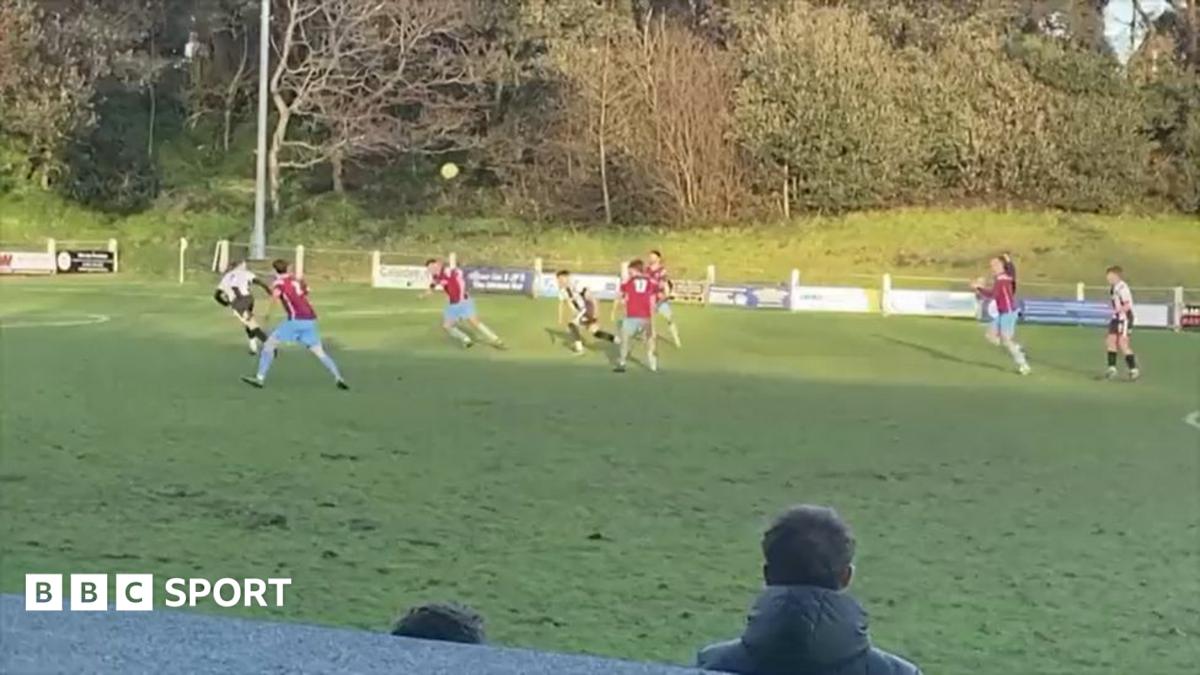 Cornwall team score three injury-time goals to win cup tie - BBC Sport
