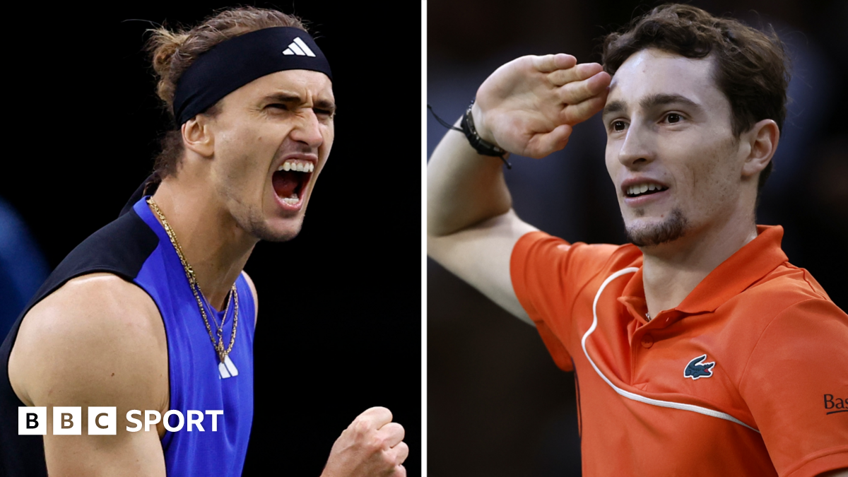 Paris Masters: Alexander Zverev to face Ugo Humbert in final - BBC Sport