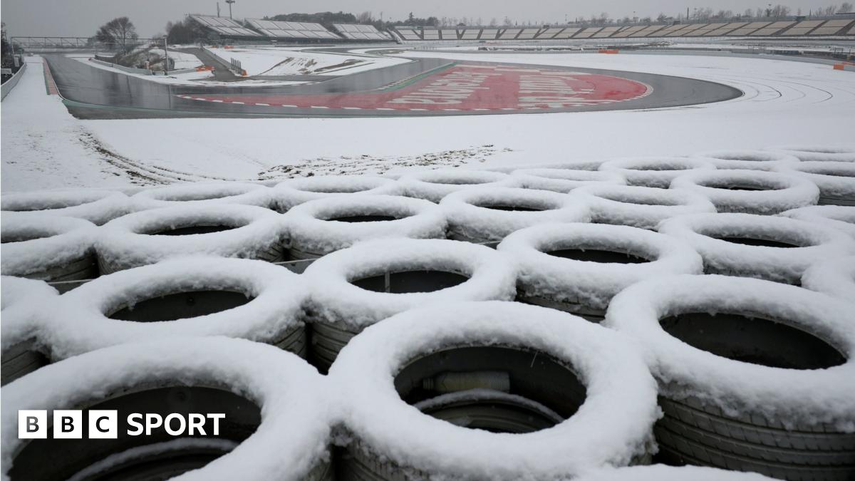 Formula 1 testing: Snow and rain ruins day three of pre-season testing ...