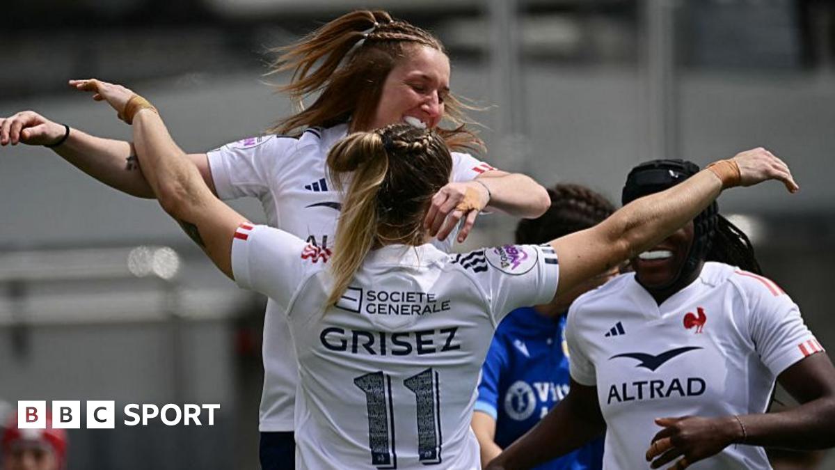 Italy 21-34 France: France fight back to win in Women's Six Nations ...